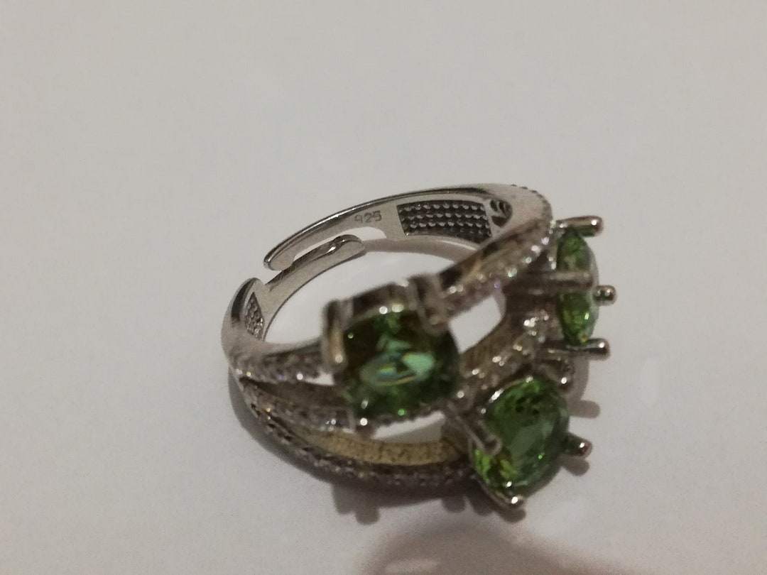 Handmade Sultanit ,ring,special Model,color Changing,turkish Diaspore ...