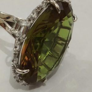 Handmade Zultanite, Very Large Ring 20x30mm,color Changing,turkish ...