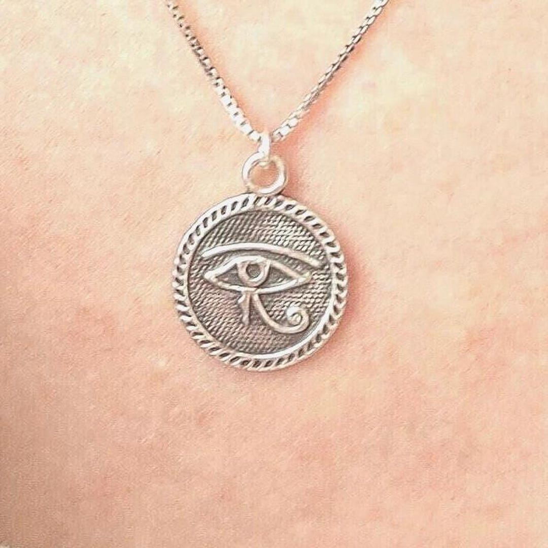 Eye of Horus Necklace, Eye of Ra Necklace, Protection Amulet, Spiritual ...