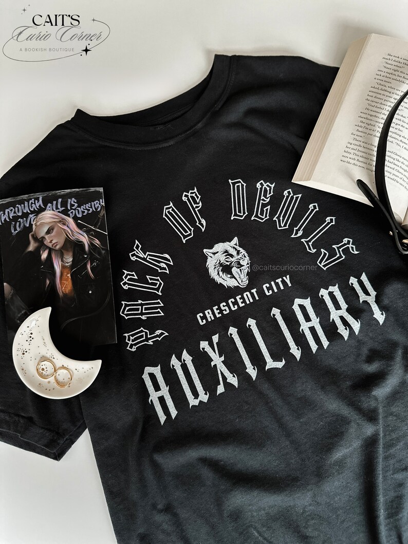 Pack of Devils Shirt Crescent City Merch for House of Flame and Shadow ...