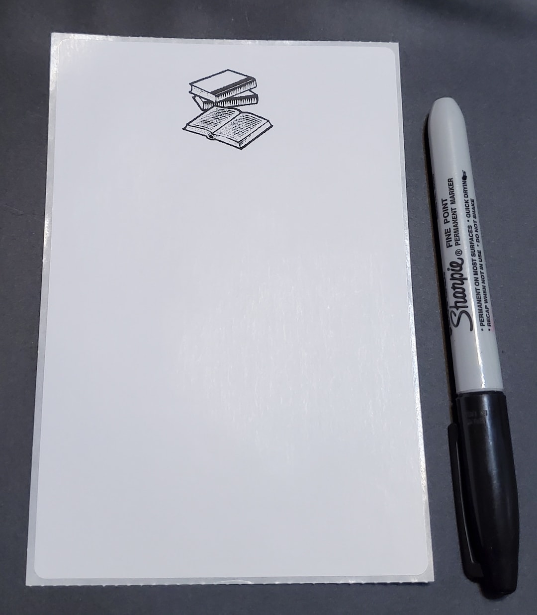 Author Signature Bookplate - Books Design - Stacks of 20/50/100 - Etsy