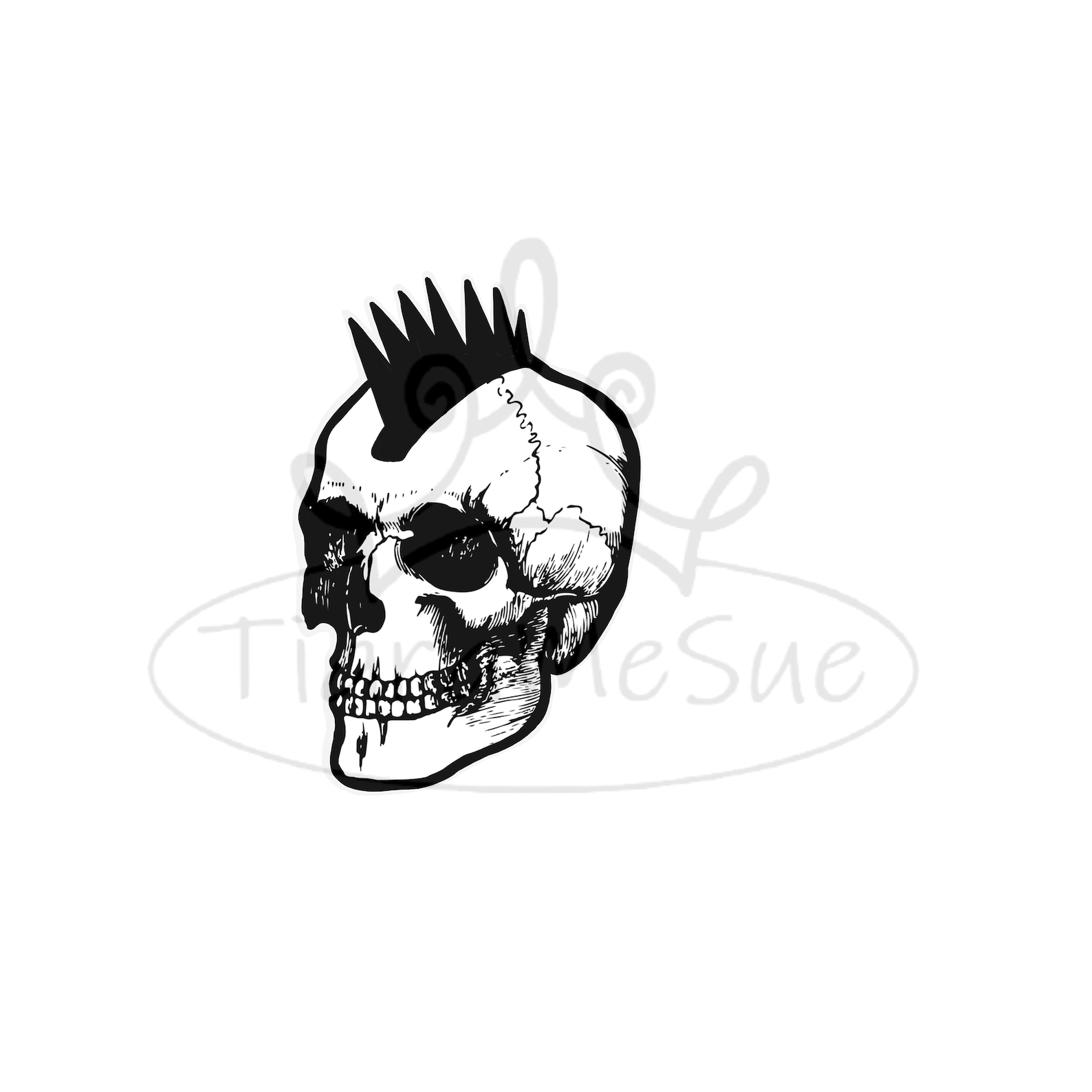 DIGITAL DOWNLOAD Skull Spike Png, Sublimation Design, Decal ...