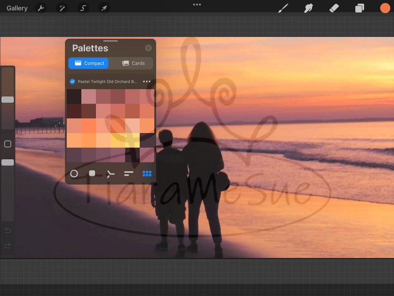 Beach Moods Procreate Color Palette Swatches / 17 Palettes / Inspired ...