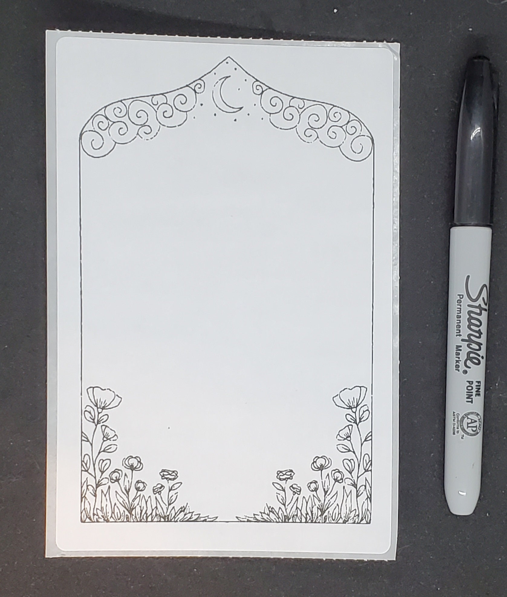 Author Signature Bookplates packages of 20/50/100 Mystical Borders, 3 ...