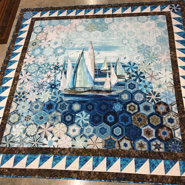 Boat Quilt - Etsy