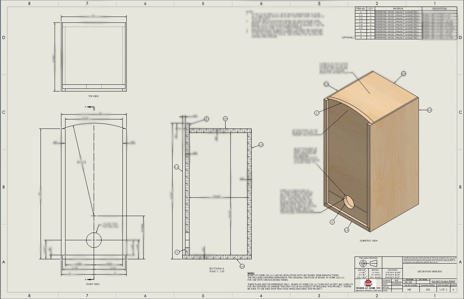 Plans to Build Your Own Decorative Wood Box for Your Favorite - Etsy Canada