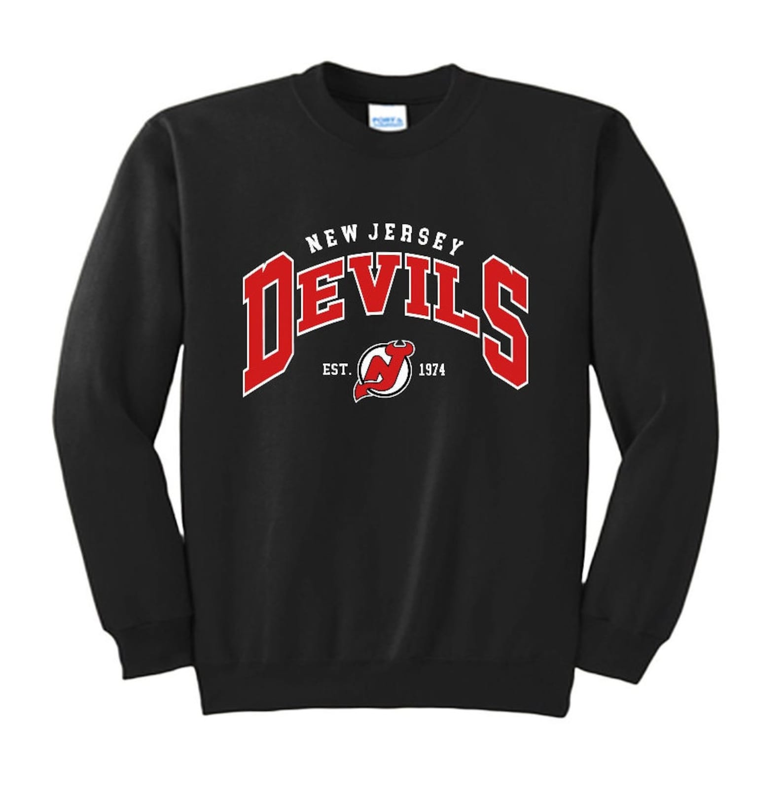 Vintage 90s New Jersey Devils Crewneck Sweatshirt - Etsy