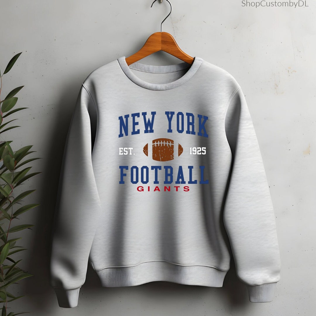 Vintage New York Giants Sweatshirt: NFL Football Crew Neck - Etsy