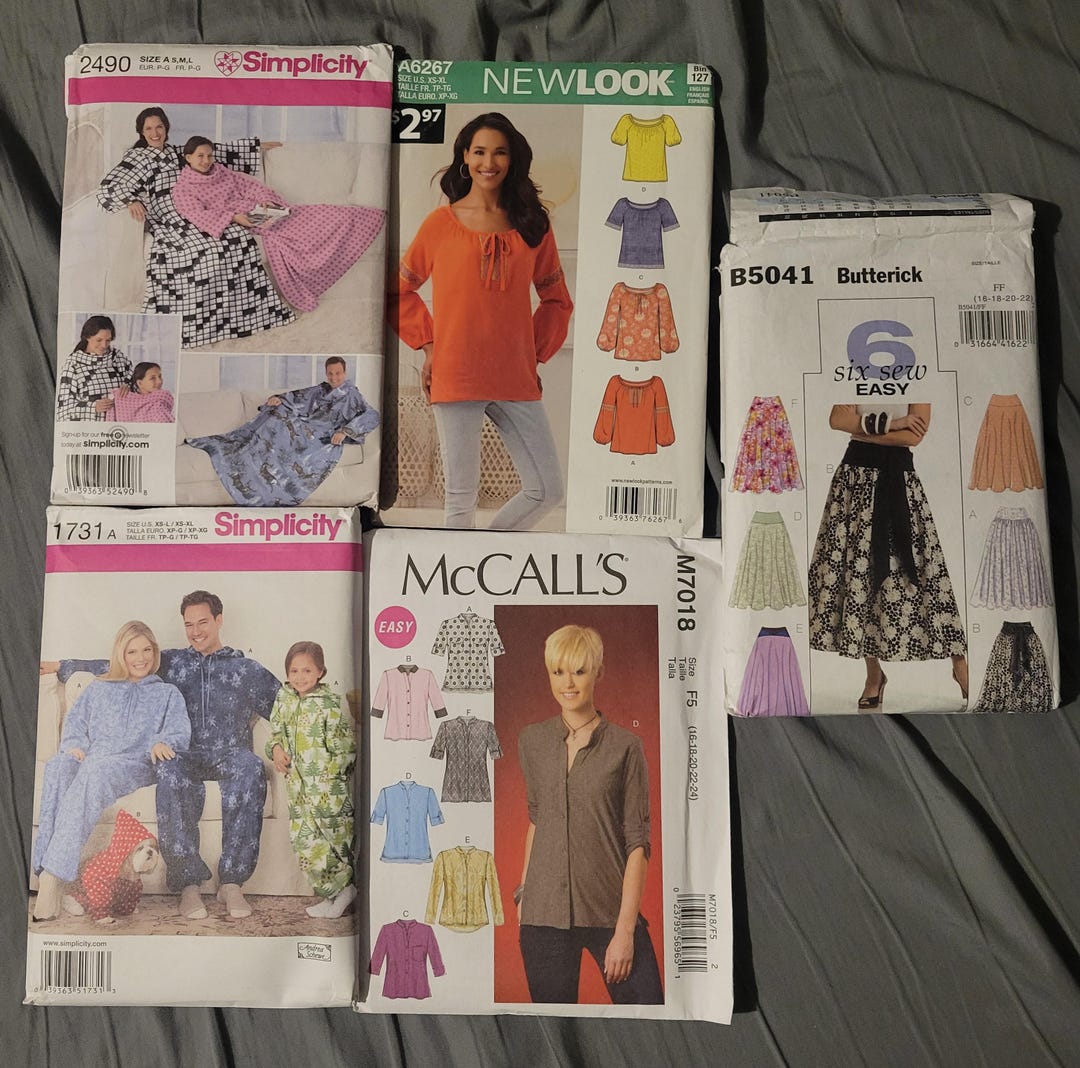 Sewing Patterns, Adult Clothes, Kids Snuggie Blanket, Skirts, Shirts - Etsy