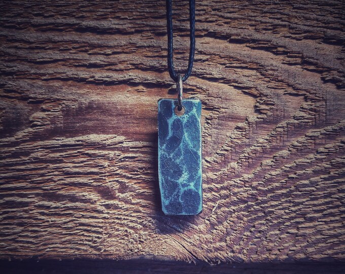 Hand Forged Pendant/hammer Forged Pendant/blacksmith Pendant/artsy ...