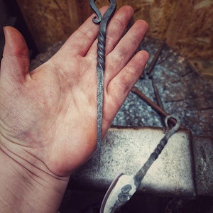 Hand Forged Eating Spike/viking Dinner Spike/eating Spike/medieval Fork ...