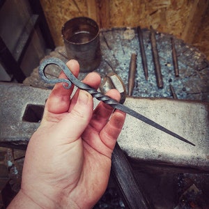 Hand Forged Eating Spike/viking Dinner Spike/eating Spike/medieval Fork ...