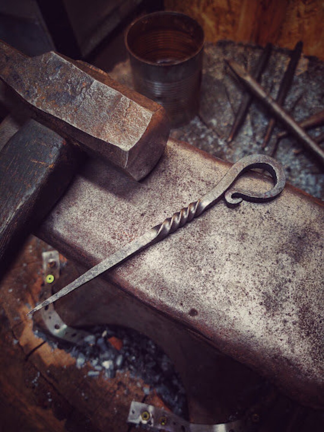 Hand Forged Eating Spike/viking Dinner Spike/eating Spike/medieval Fork ...