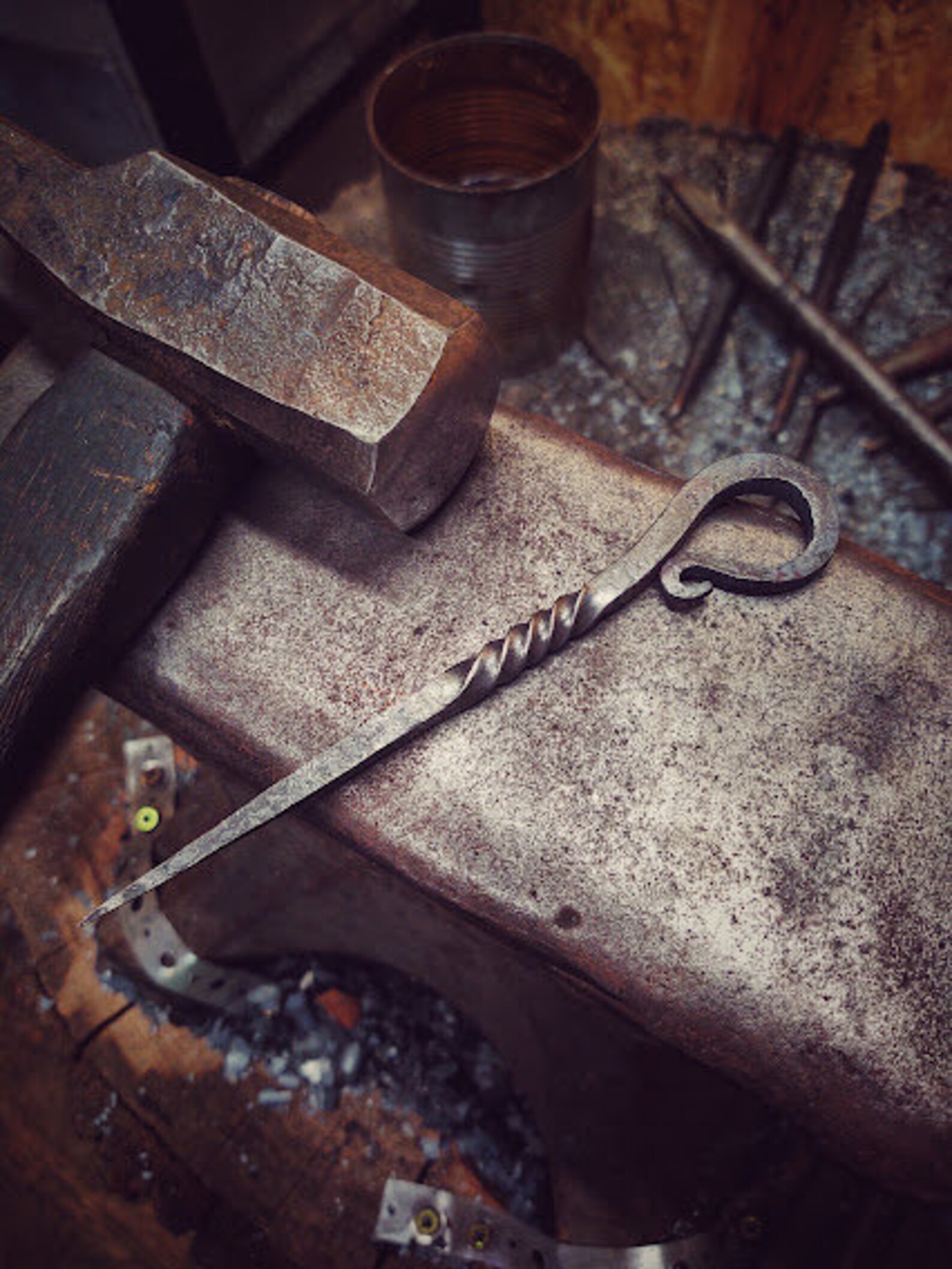 Hand Forged Eating Spike/viking Dinner Spike/eating - Etsy
