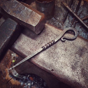 Hand Forged Eating Spike/viking Dinner Spike/eating Spike/medieval Fork ...