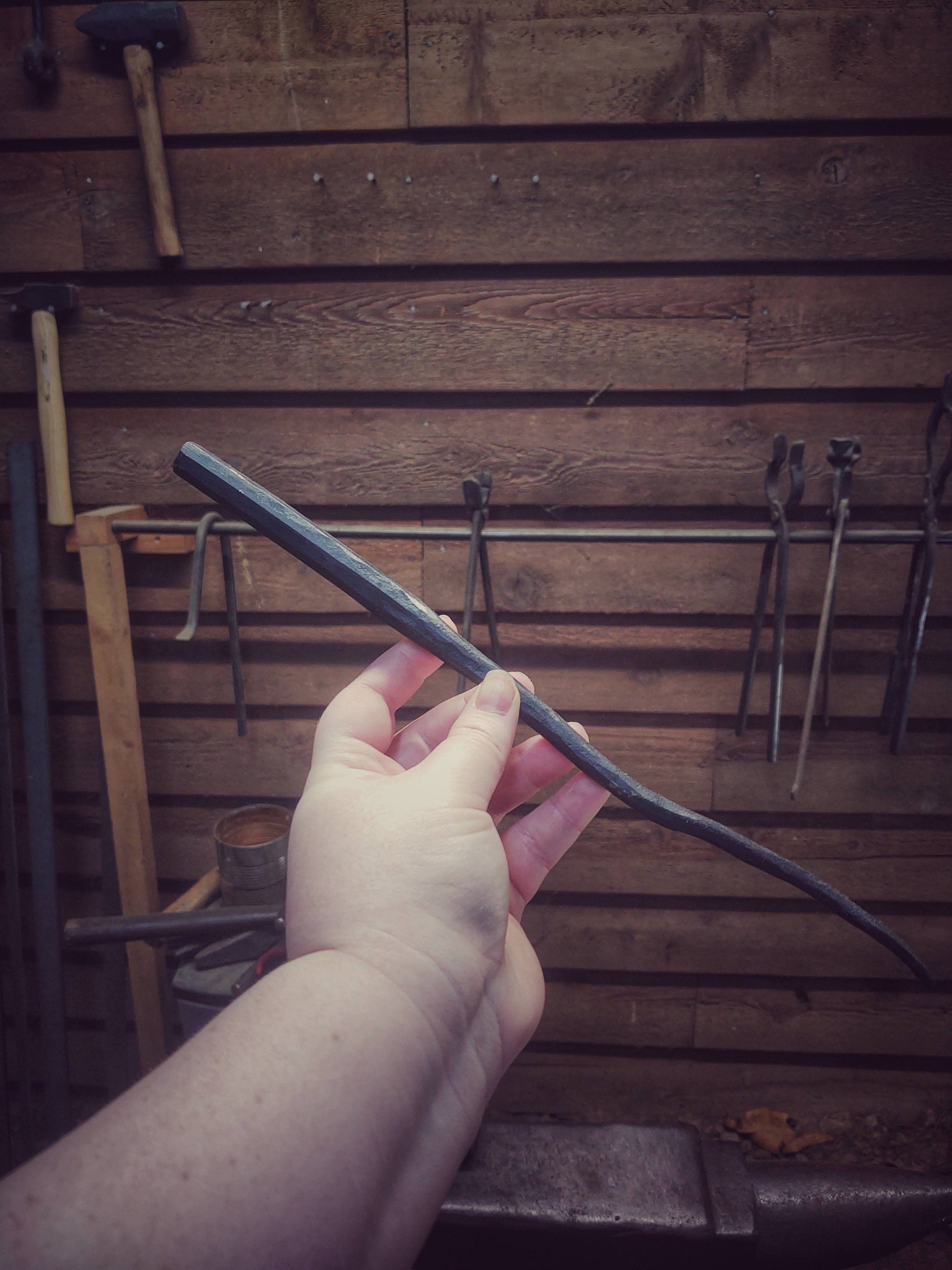 Hand Forged Wand/forged Magic Wand/forged Magic - Etsy