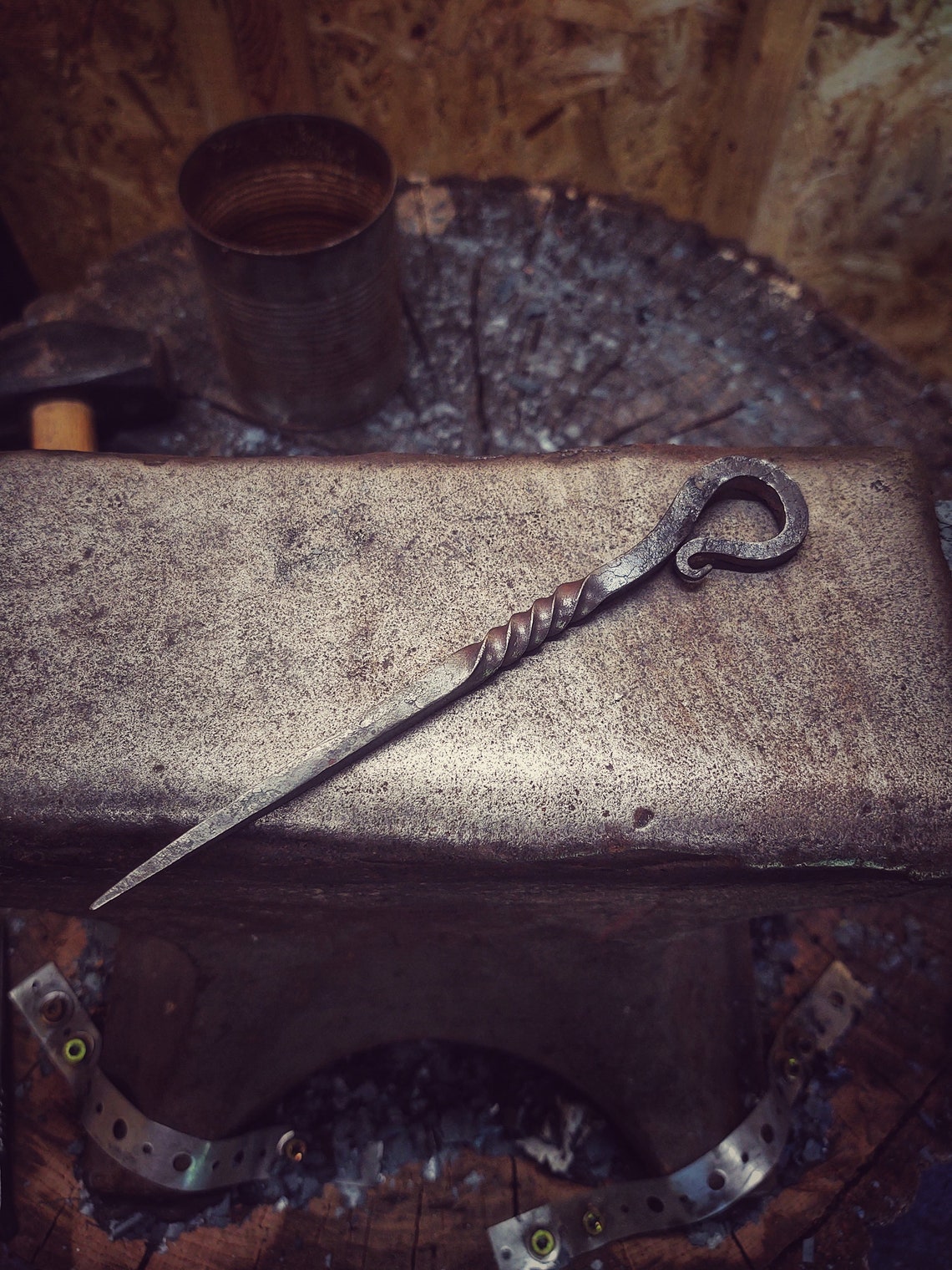 Hand Forged Eating Spike/viking Dinner Spike/eating - Etsy