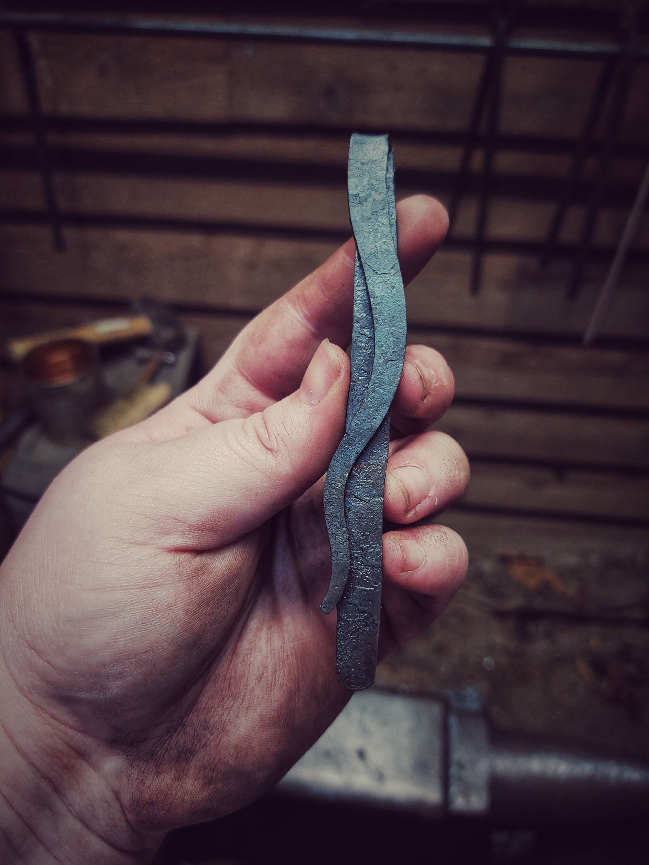 Hand Forged Bookmark/Hand Forged Iron Bookmark/Metal Bookmark | Etsy