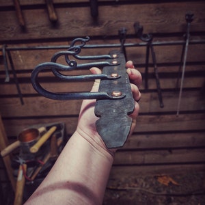 Hand Forged Key Rack/hand Forged Jewelry Rack/hand Forged Home - Etsy