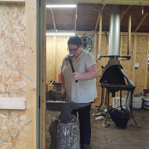 Hand Forged Eating Spike/viking Dinner Spike/eating Spike/medieval Fork ...