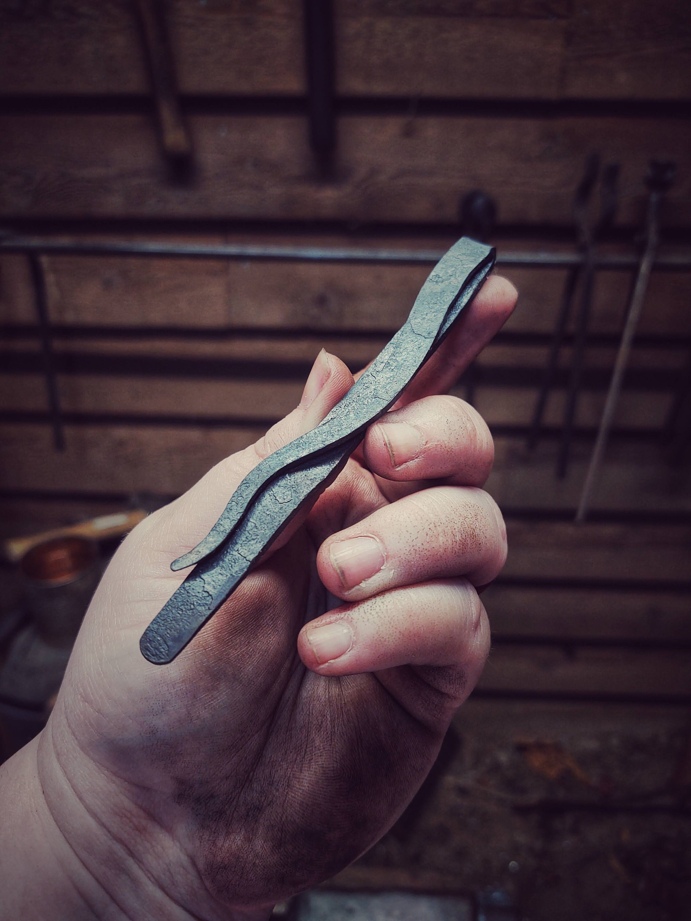 Hand Forged Bookmark/Hand Forged Iron Bookmark/Metal Bookmark | Etsy