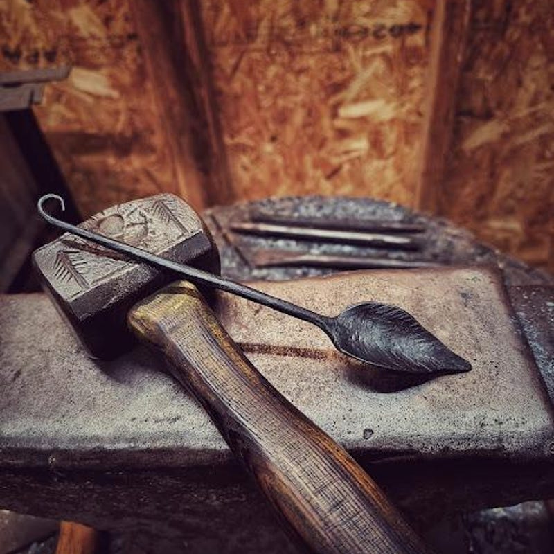 Hand Forged Spoon - Etsy