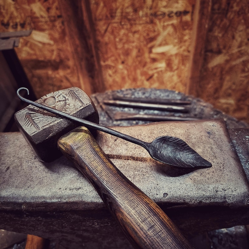 Hand Forged Spoon - Etsy