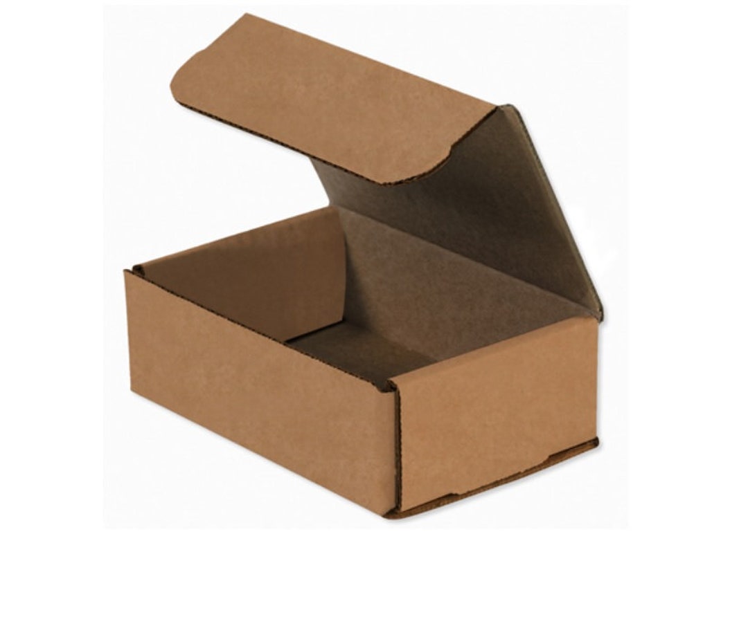 6x4x2 Kraft Mailer Customizable Cardboard Shipping Boxes Packing Box - Etsy