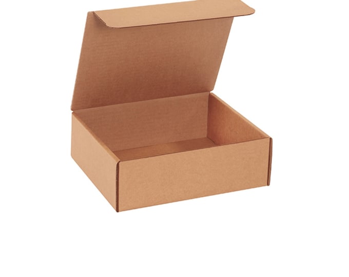 9x7-1/2x3 Kraft Mailer Plain Kraft Shipping Boxes Packing Box 50pk ...