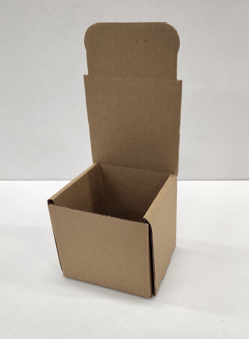 4x4x4 Kraft Mailer Plain Kraft Cardboard Shipping Boxes - Etsy