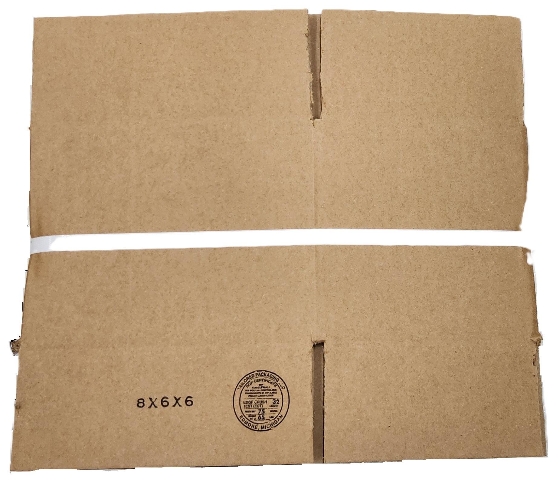 8x6x6 Cardboard Shipping Boxes Cartons Packing Moving Mailing Box 25 ...
