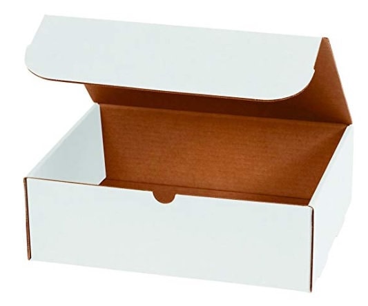 9x7-1/2x3 Custom Printed White Mailer Cardboard Shipping Boxes - Etsy
