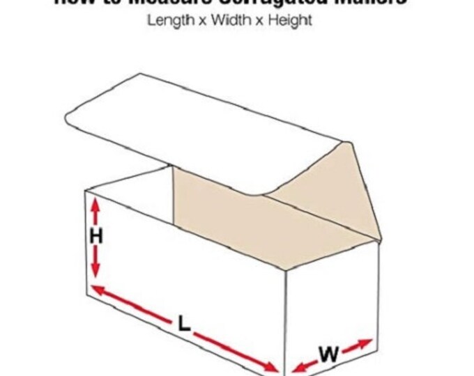 Pick Your Size Mailer Box Carton Shipping Box, All Prices Quoted 50pcs ...