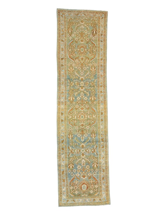 Antique Shabby Chic Runner Rug 3.4 X 12.10 - Etsy UK