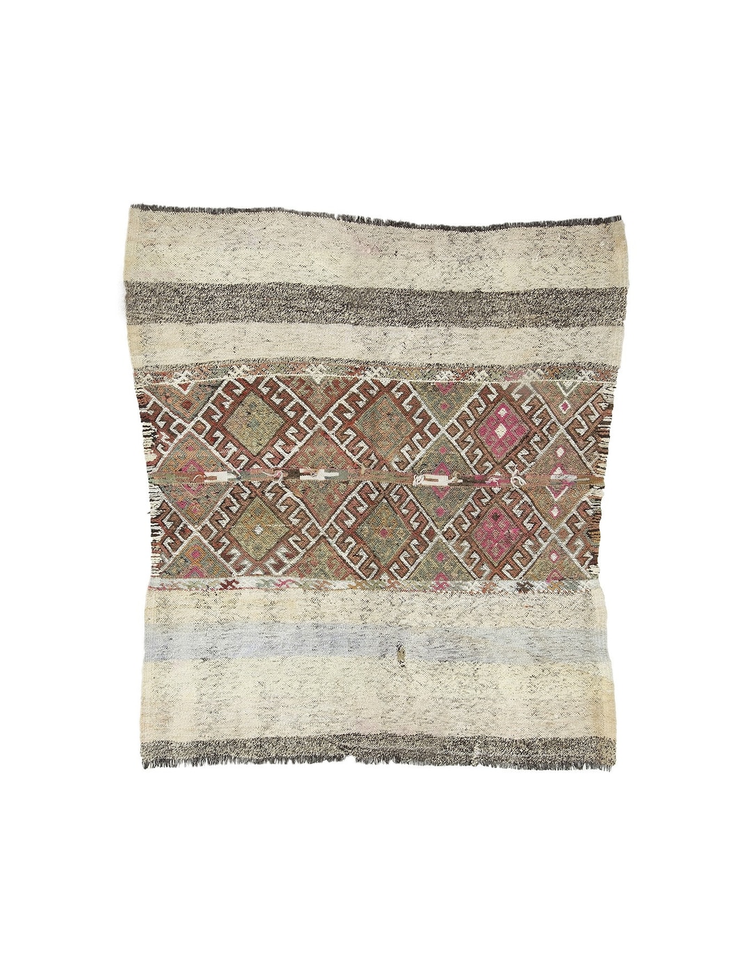 Vintage Small Decorative Marash Kilim Rug 4.11 X 5.5 - Etsy Canada