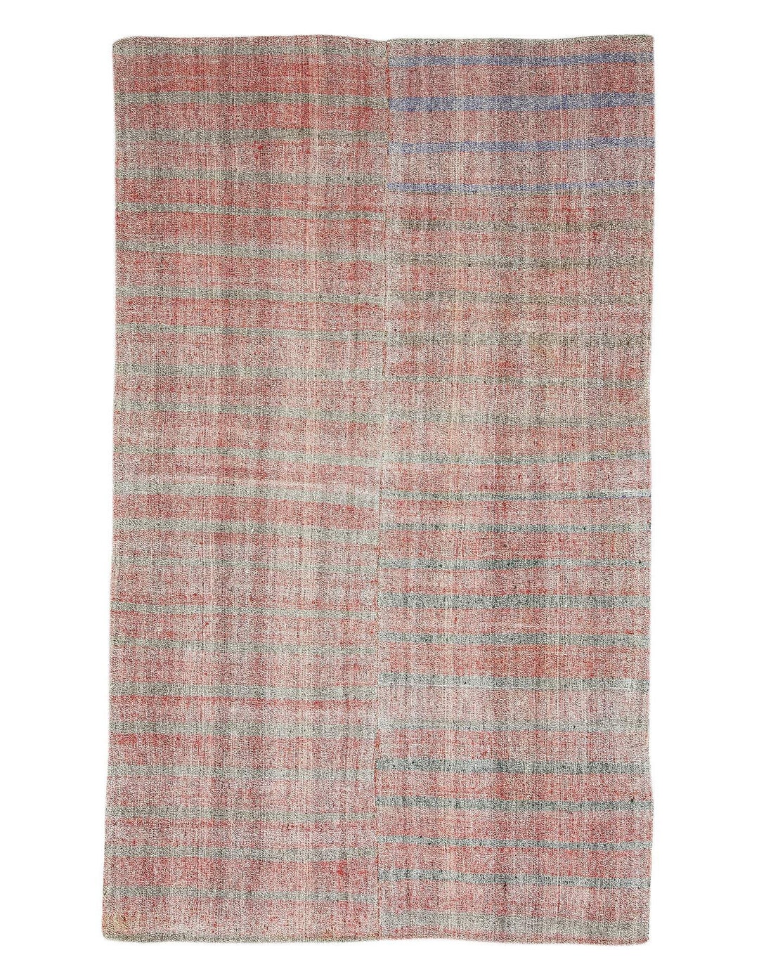 Striped Vintage Turkish Rag Rug - 6.8 X 11.0 - Etsy Canada