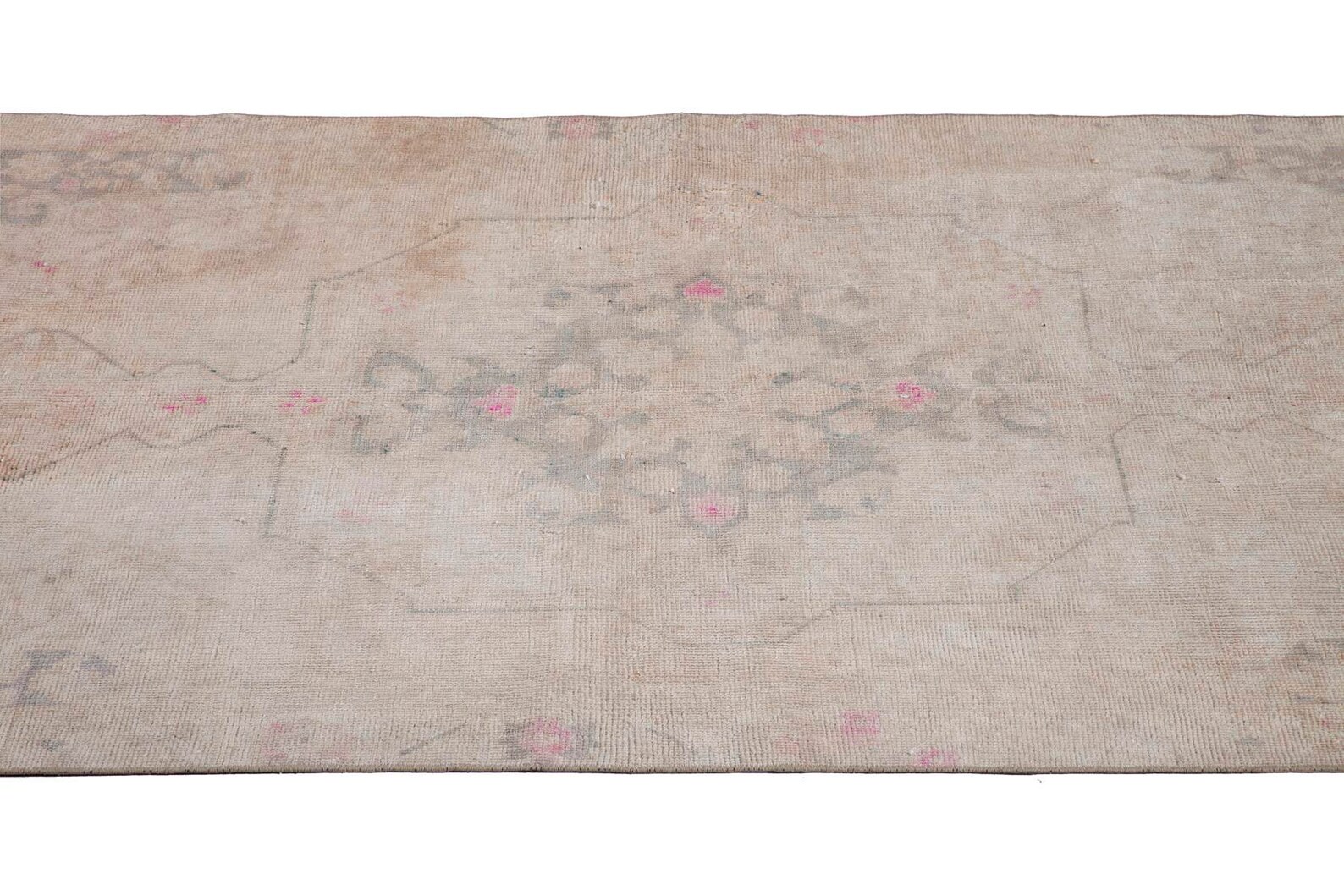 Vintage Washed Out Small Rug 4.3 X 7.3 Ft - Etsy