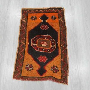 Vintage Mini Turkish Kars Rug 1.9 X 2.10 Ft - Etsy