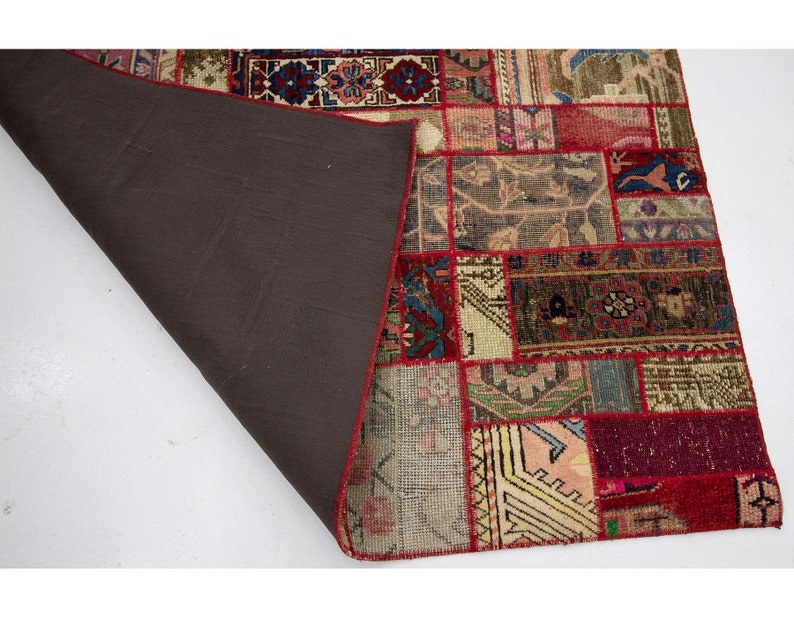 Colorful Decorative Vintage Patchwork Rug - 4.9 X 6.4 - Etsy