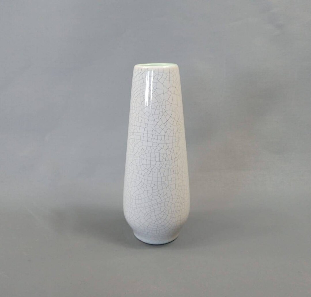 60s Craquelure Vase by Marzi & Remy Keramik Form 1035/17 H. 17.5 Cm 6.8 ...