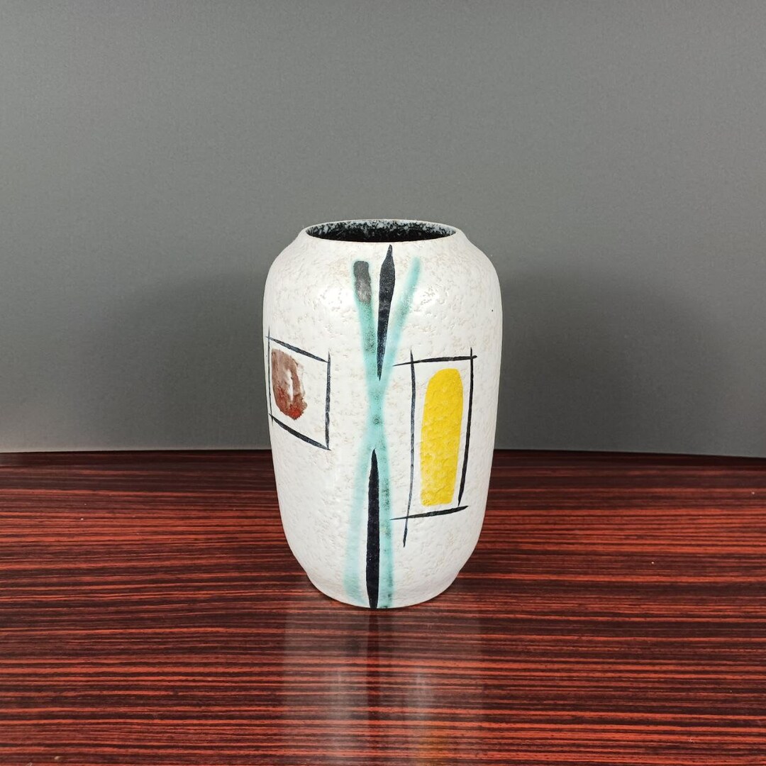 Scheurich Ceramic Vase 238 18 60s West German Pottery Mid-century ...