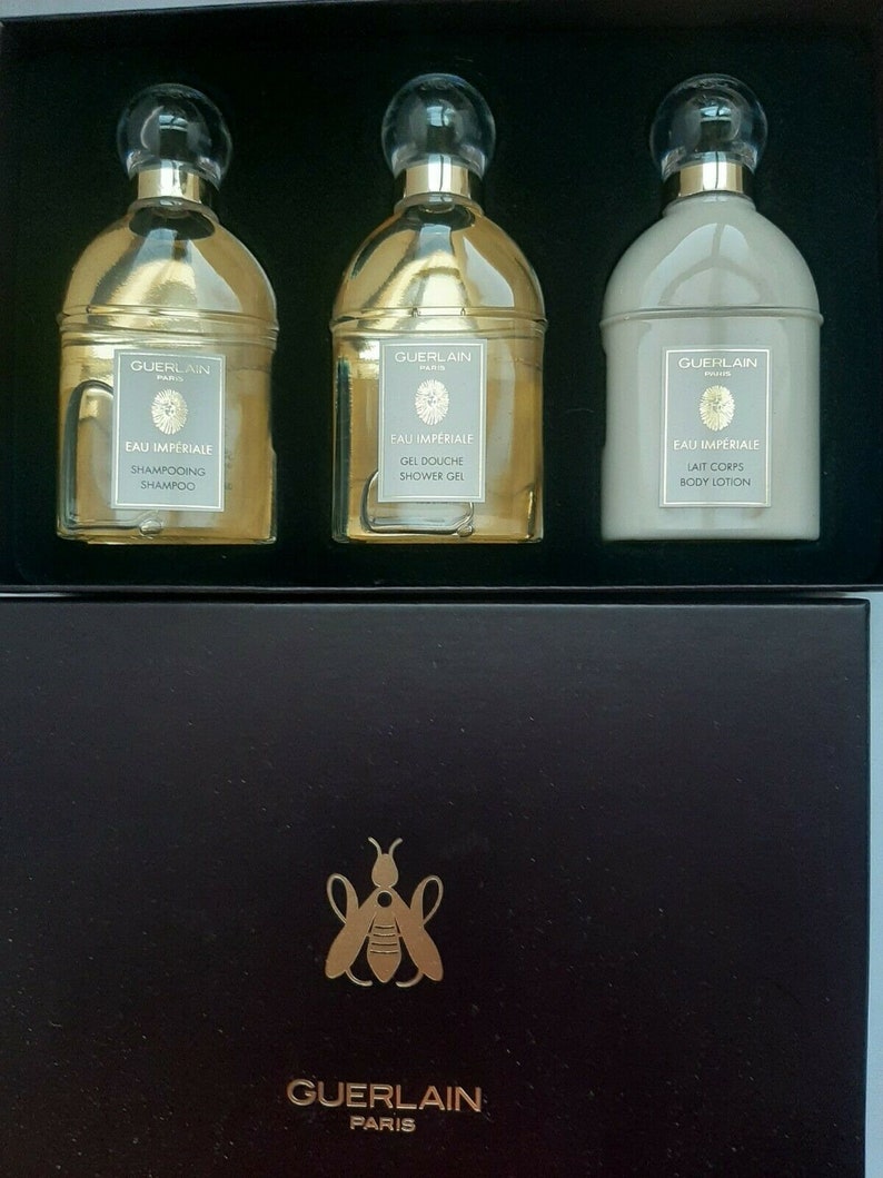 SET Coffret GUERLAIN Eau Imperiale 3 X 50 Ml Shower Gel Shampoo Body ...