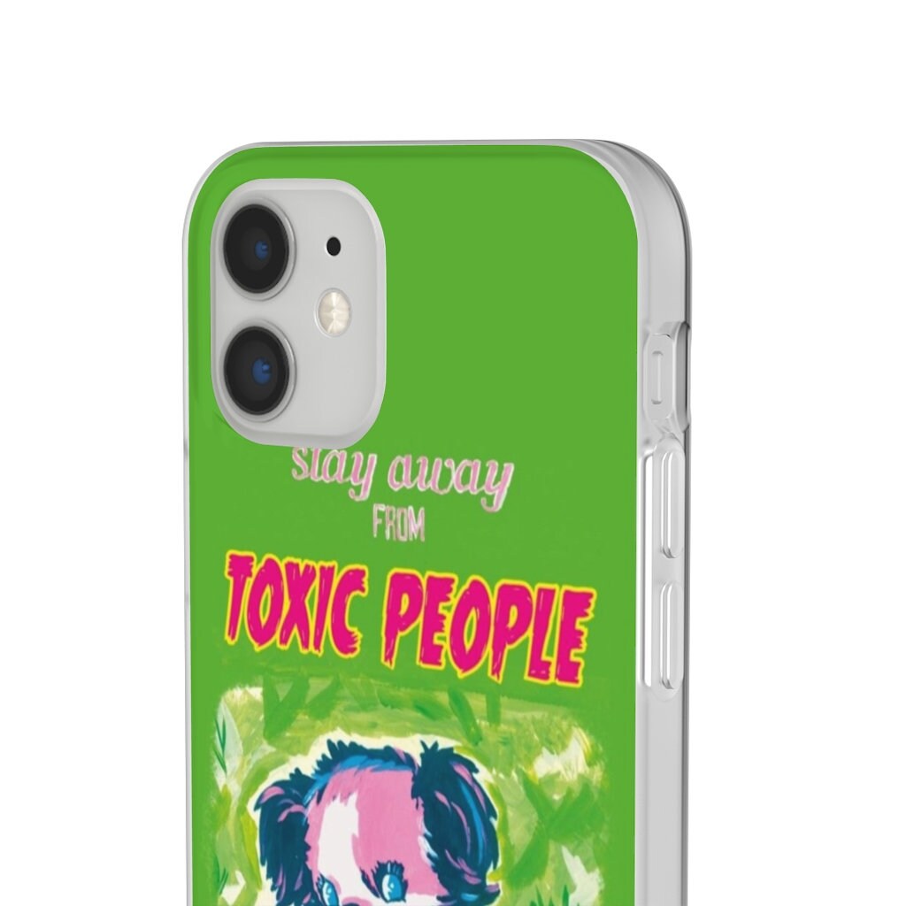 Stay Away From Toxic People Flexi Case iPhone 11 case iPhone - Etsy Polska