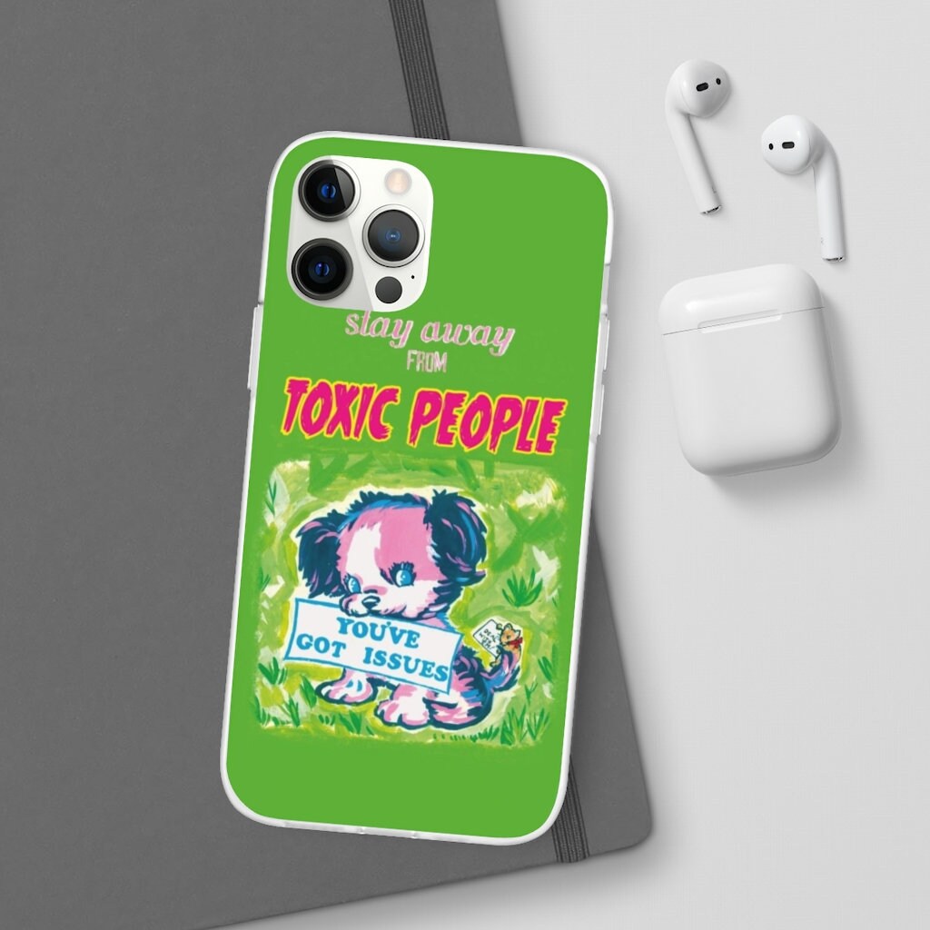 Stay Away From Toxic People Flexi Case iPhone 11 case iPhone - Etsy Polska