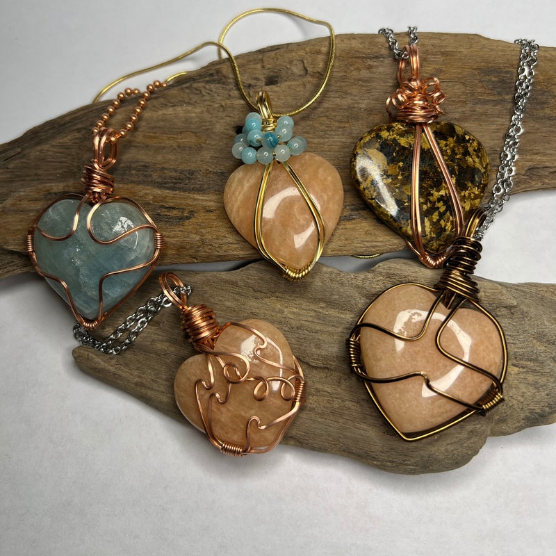 Wire Wrapped Heart - Etsy