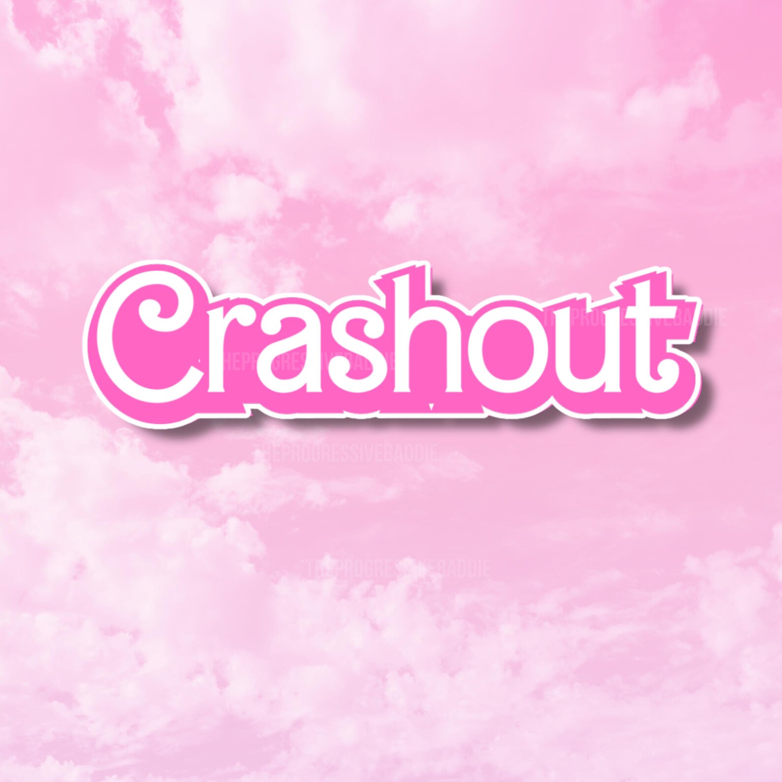 Crash Out Sticker for Tumblers, Trendy Decals, Girly Stickers, Pink ...