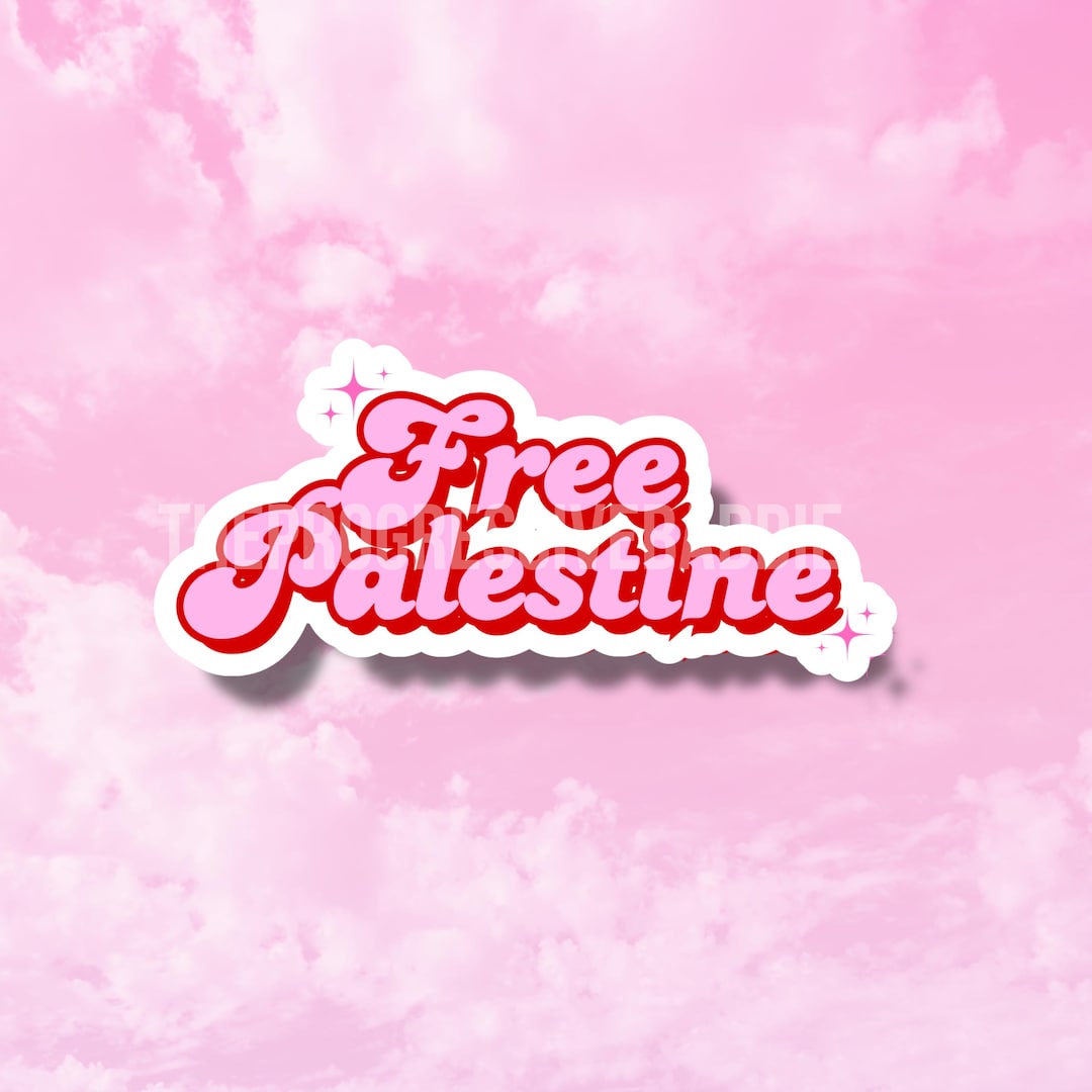 Free Palestine Sticker, Palestine Art Decals for Tumblers, Pro ...