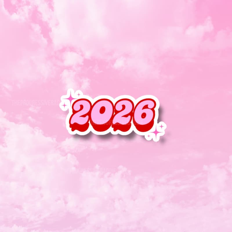Holographic 2026 Sticker - Etsy