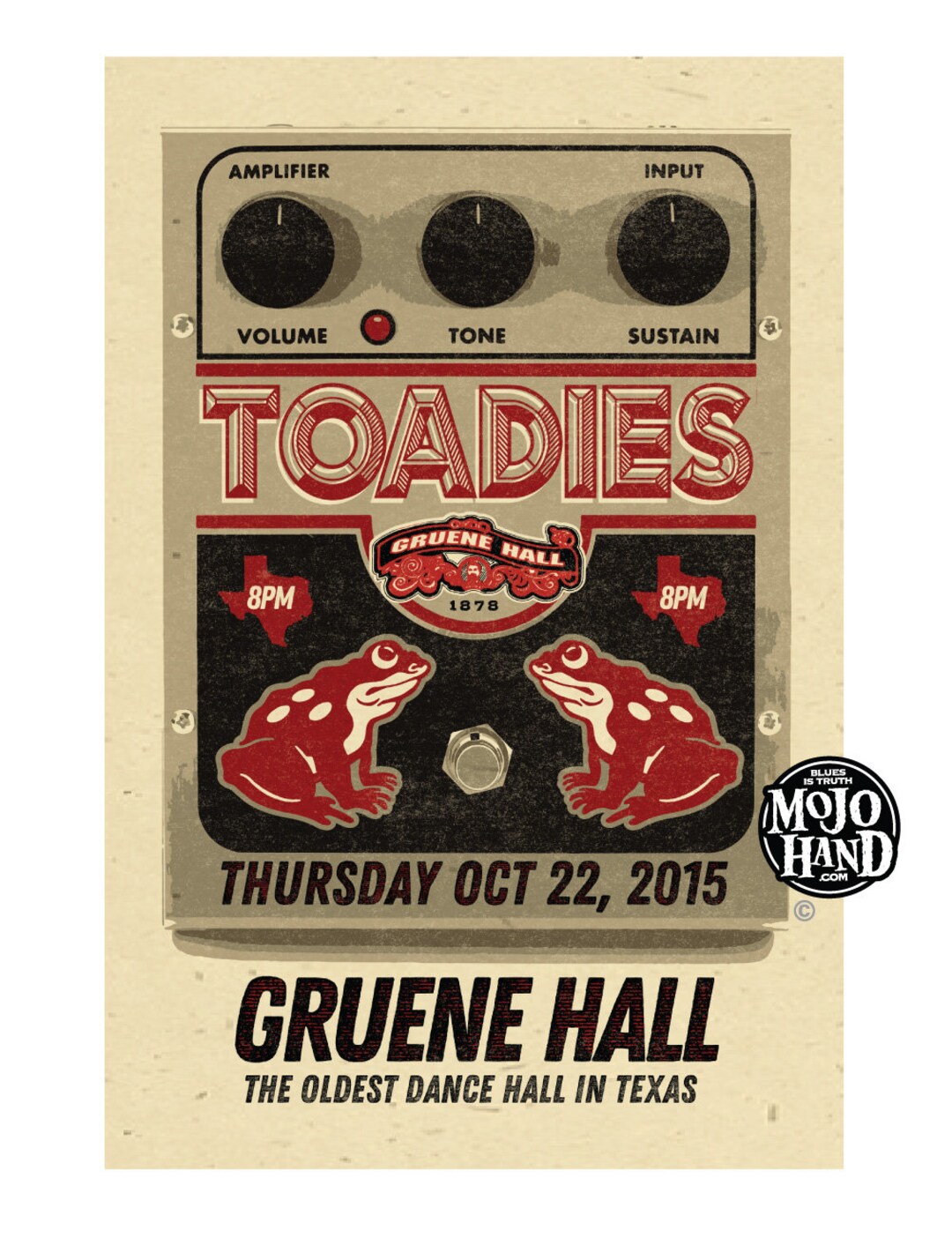 Toadies Concert Poster - 2015 - 12"x18" Signed by the Poster Artist - Etsy