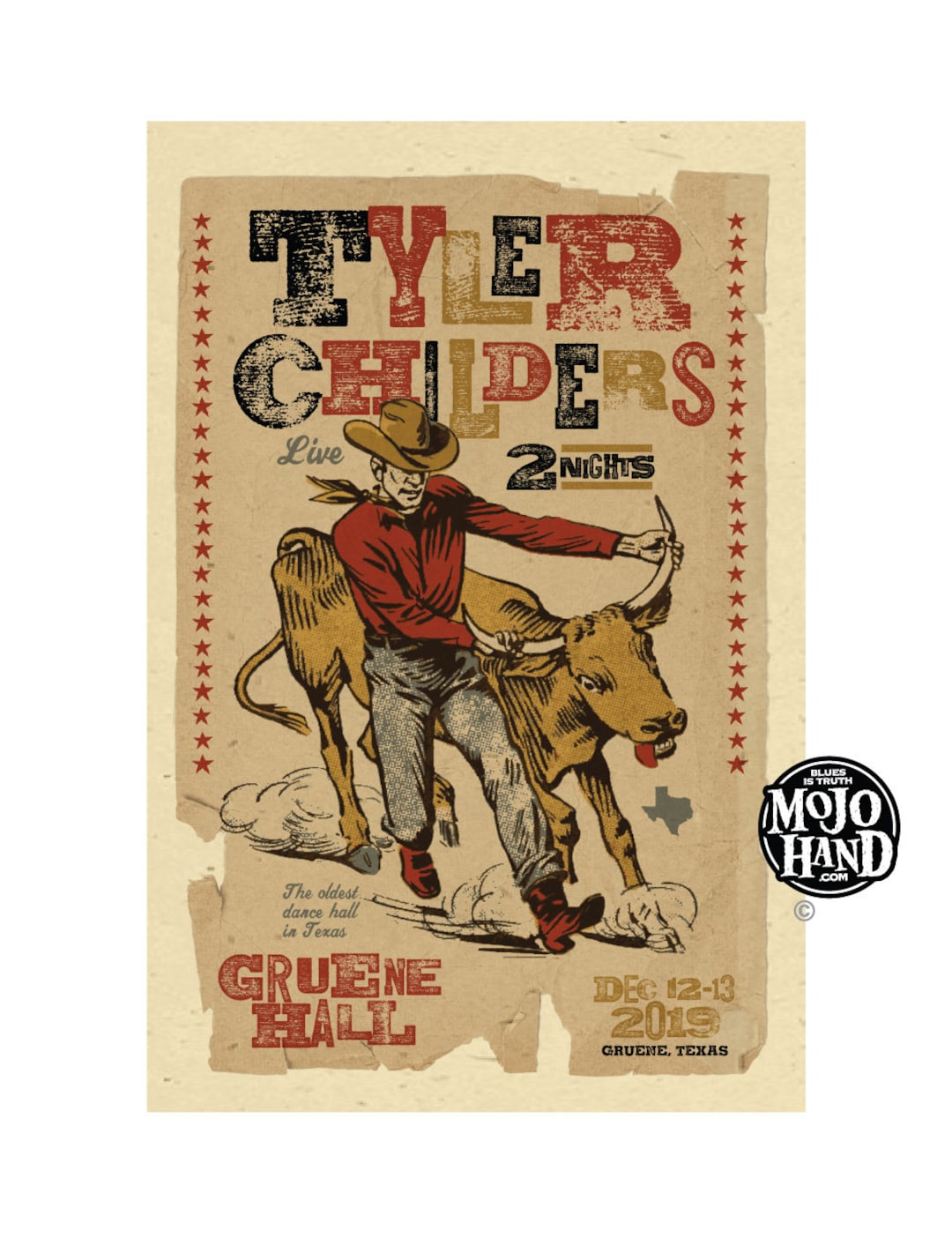 Tyler Childers Concert Poster - 2019- 12"x18" Signed by the Artist - Etsy